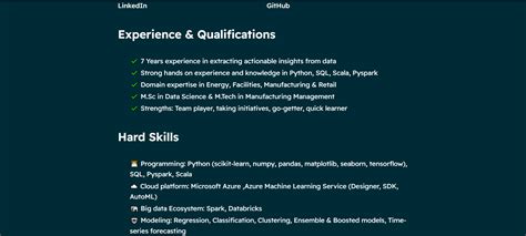 Github Madhuyadustreamlit Digital Resume On Streamlitshare Using