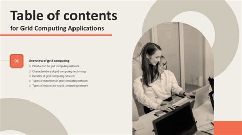 Grid Computing Applications Table Of Contents Diagrams Pdf Powerpoint