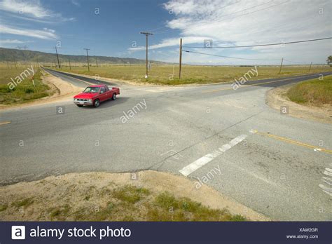 Four Way Intersection High Resolution Stock Photography And Images Alamy