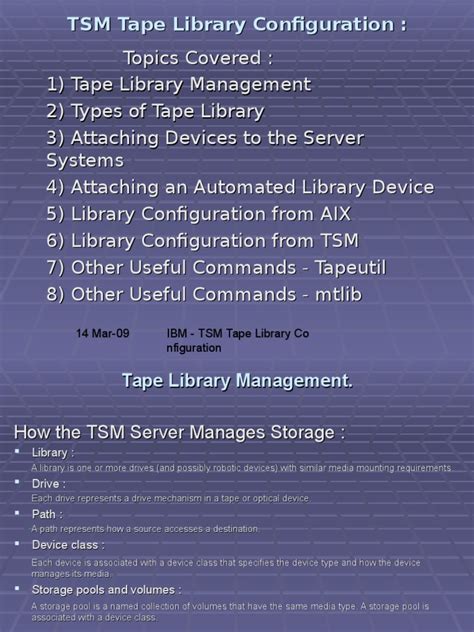 Ibm Tape Library Configuration Download Free Pdf Computer Data Storage Library Computing