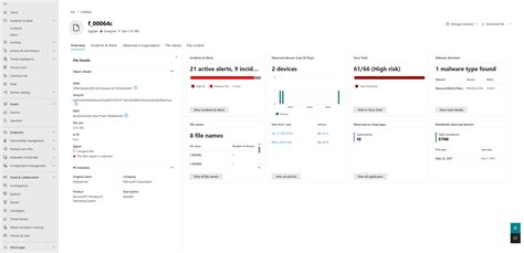 엔드포인트용 Microsoft Defender 파일 조사 Microsoft Defender For Endpoint