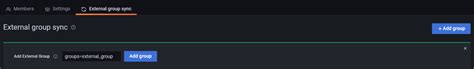 grafana configure external group sync configuration grafana labs