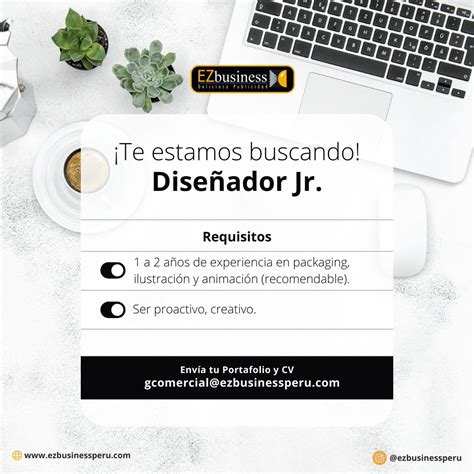 Oportunidad Laboral Rosa Cerna