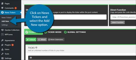 How To Create A News Ticker In WordPress GreenGeeks