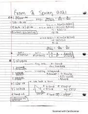 CALC II PRACTICE 02 Pdf Course Hero