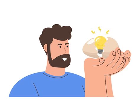 Premium Vector New Creative Idea Innovation Or Solution For Business