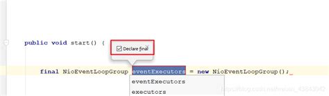 Idea 之declare Final勾选且去不掉 Csdn博客