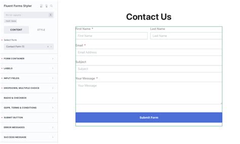 Fluent Form Styler For Bricks Screenflicker