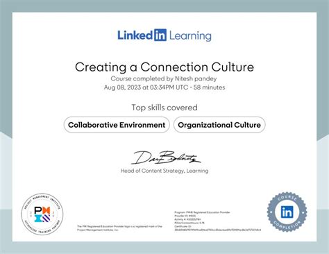 Nitesh Pandey On Linkedin Certificate Of Completion
