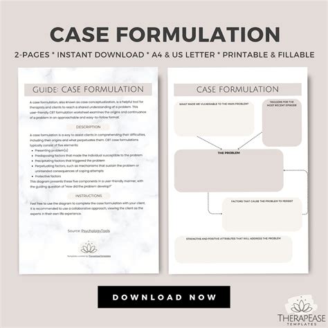 Case Formulation Template Client Map Template Client Notes Therapy