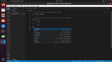 Hello World Using Visual Studio Code YouTube