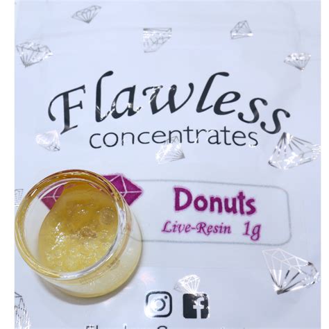 Donuts Flawless Live Resin 1 Gram Flawless Flowers