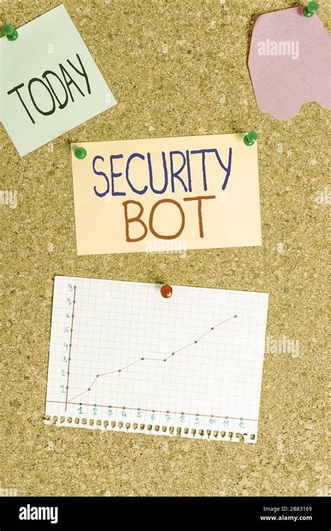 Conceptual Hand Writing Showing Security Bot Concept Meaning Software That Performs An