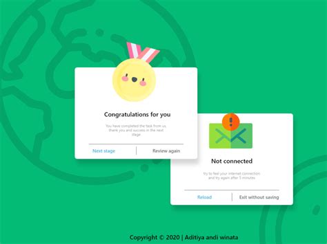 UI Notification Full Color By Aditiyaandi On Dribbble