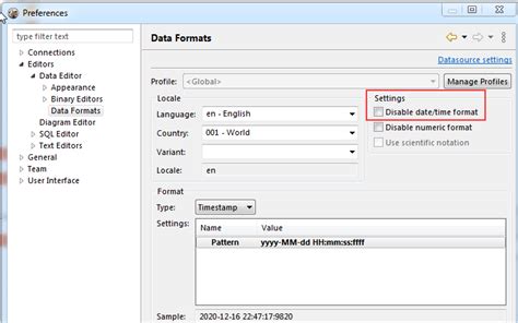 Use Data Formatting For Generated Sql · Issue 10020 · Dbeaverdbeaver