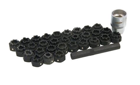 32pc Rim Lock Socket Set Mercedes Benz Lockable Wheel Nuts