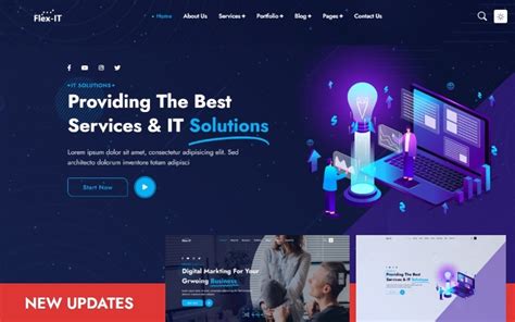 Techida It Solutions Business Services Responsive Html5 Bootstrap5 Template