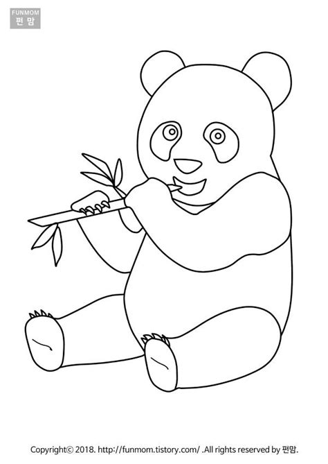 팬더곰 색칠 페이지 성인 색칠 공부 페이지 꽃 팬더