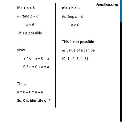 Question 10 Let A B A B A B 6 Show 0 Is Identity