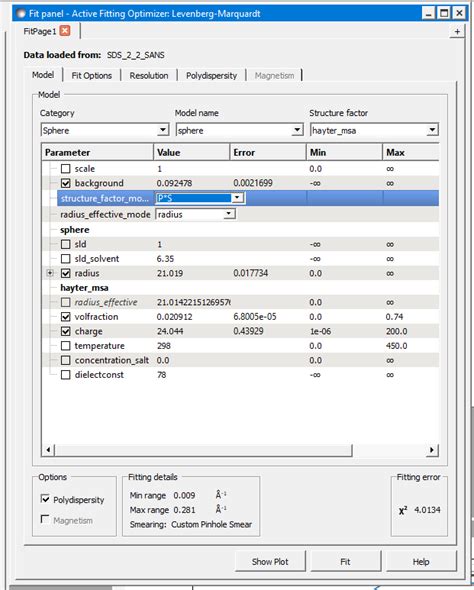 505rc2 Radiuseffectivemode Appears Broken In Ps Fits · Issue 2009 · Sasviewsasview · Github