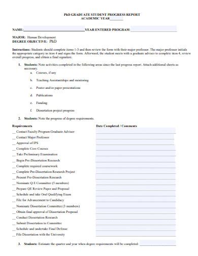 10 Babe Progress Report Examples To Download