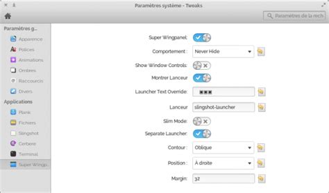 elementary tweak elementary os