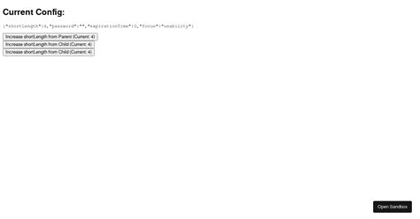 React Context Forked Codesandbox