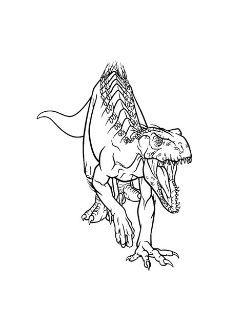 Jurassic World Coloring Pages Indoraptor