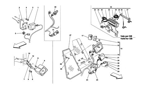 Anti Theft Electrical Boards And Devices Classic Ferrari Parts Schematics