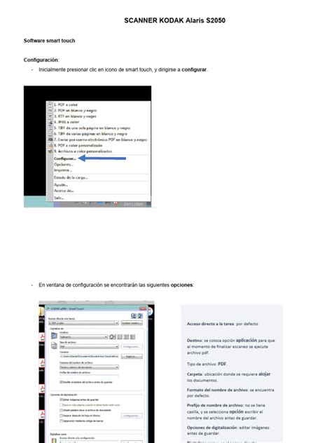 Scanner Kodak Alaris S2050 Pdf Archivo De Computadora Escáner De Imagen