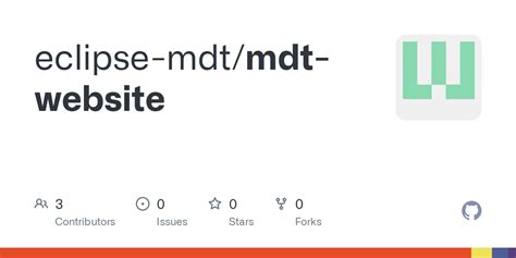 github eclipse mdt mdt website