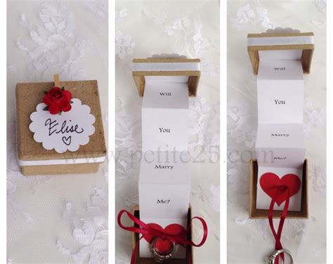 Pop Up Marriage Proposal Secret Message In A Box Will You Marry Me Be My Wife Be My Husband