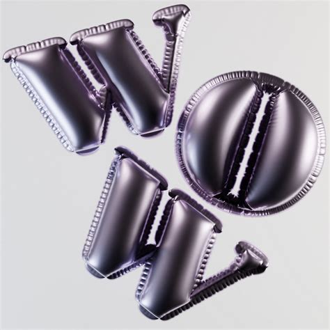 3d typography inflated objects by ayush kumar spexypants on dribbble