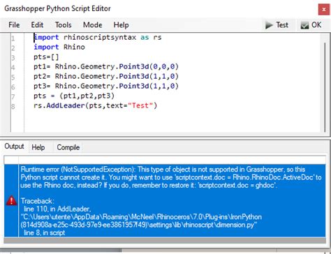 rs addleader problem grasshopper developer mcneel forum