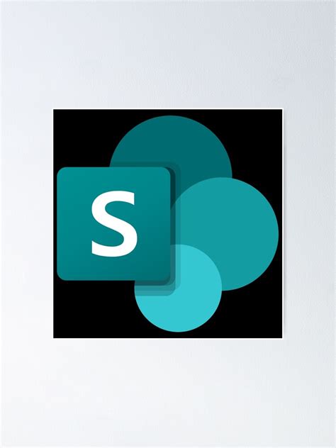 Interesting Sharepoint Logo Poster For Sale By Qiesmol Redbubble