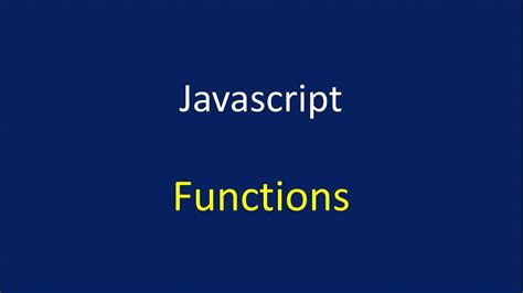 Html And Js Arabic Javascript Function Youtube