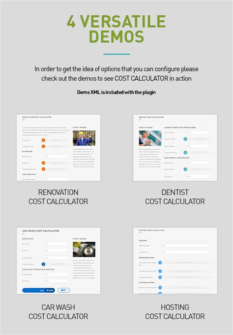 Cost Calculator Wordpress Plugin By Boldthemes Codecanyon