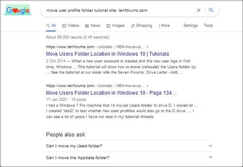 relocate windows user s profile without sysprep windows 10 forums
