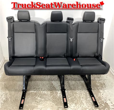 Ford Transit Passenger Van 2020 Black Vinyl 63 In Triple Bench Seat U