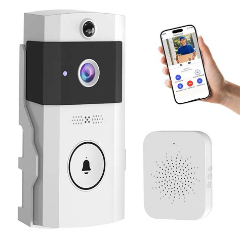 Ringixdo No Subscription Doorbell Camera 5mp Uhd Video Two Way