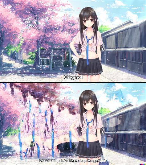 Fuck It Using Dall E 2 Ai To Make The Scenery An Anime Girl R