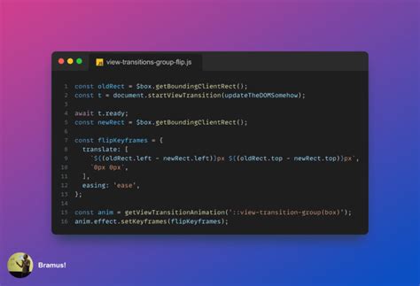 View Transitions Applied More Performant View Transition Group