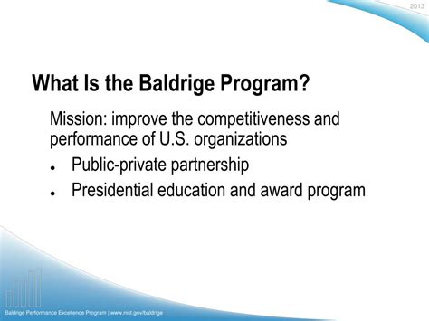 PPT Baldrige Performance Excellence Program Nist Baldrige PowerPoint Presentation ID 2669124