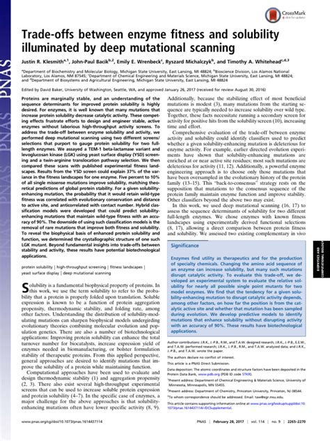 Pnas 1614437114 Pdf Mutation Proteins