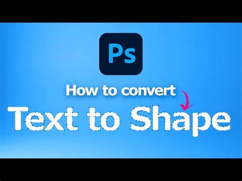 How To Convert Text To Curves In Photoshop