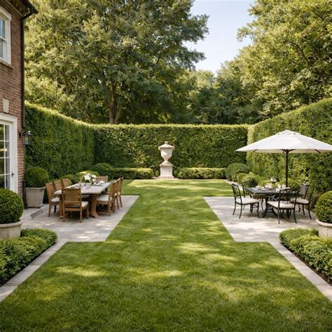 Large Hedges In Back Of House Large Front Yard Ideas Hedge