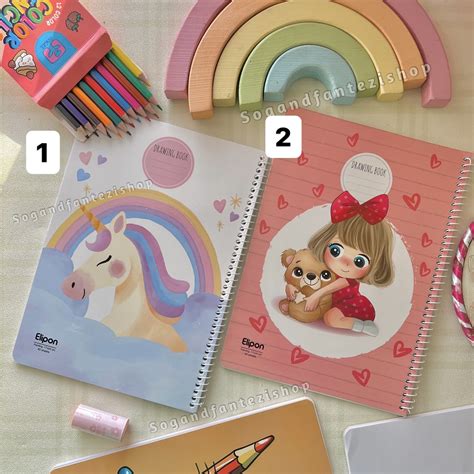 دفتر نقاشی الیپون فروشگاه فانتزی سوگند