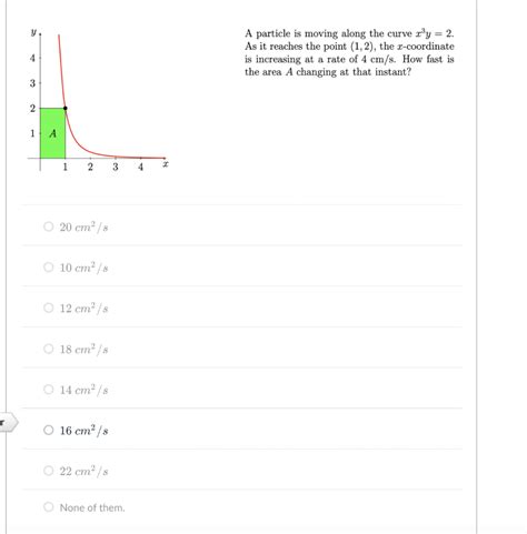 solved a particle is moving along the curve x3y 2 as it