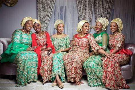 Squad Goal Stunning Photos Of The Indimi Women At Mustapha And Fatimas Wedding
