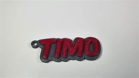 Timo Keychain By Timos 3d Druck Download Free Stl Model